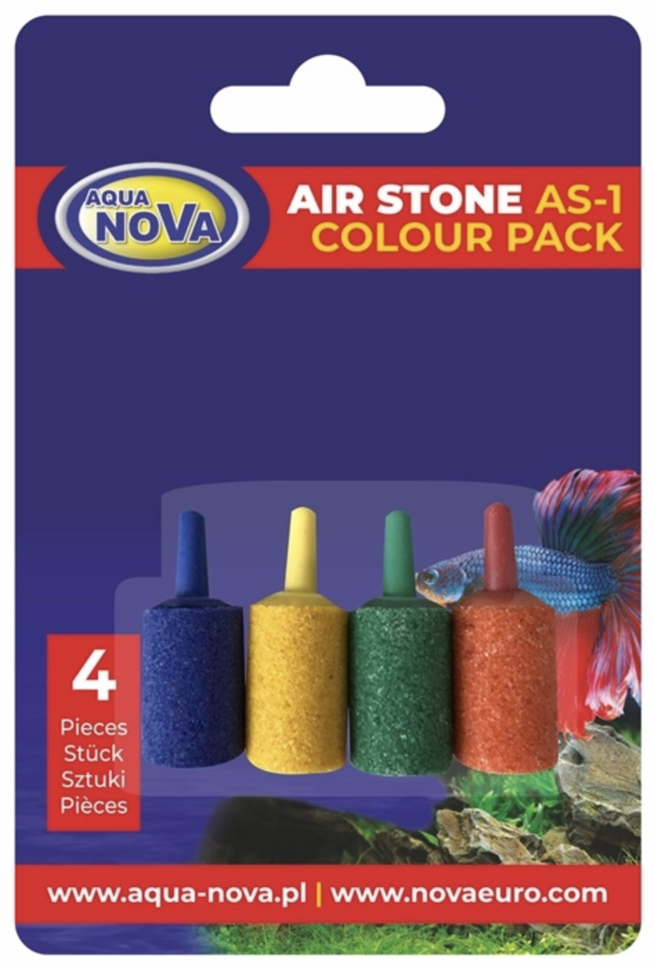 Aqua Nova Air Stone AS-1 Colour Pack | Aqua Nova airstones | Air pumps ...